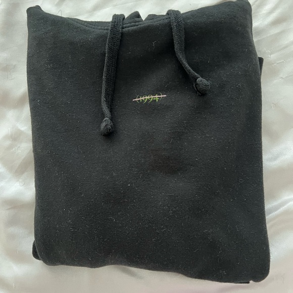 mno7 | Shirts | Black Hoodie | Poshmark